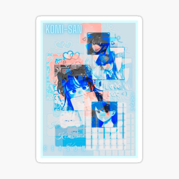 "Komi_Kawaii" Sticker by Tokyoholix | Redbubble