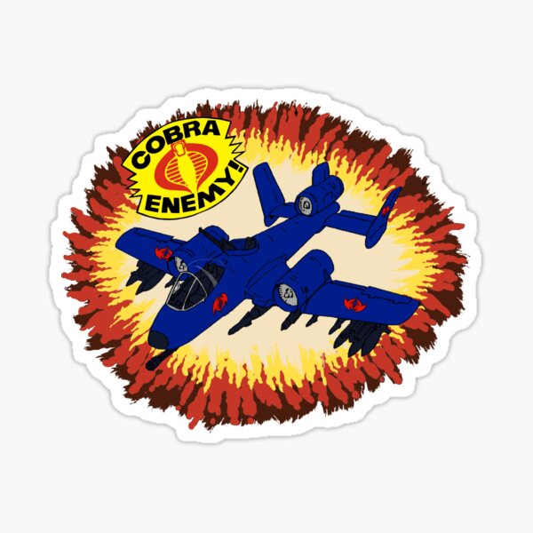 Cobra Rattler Jet Sticker For Sale By Aliberalino Redbubble