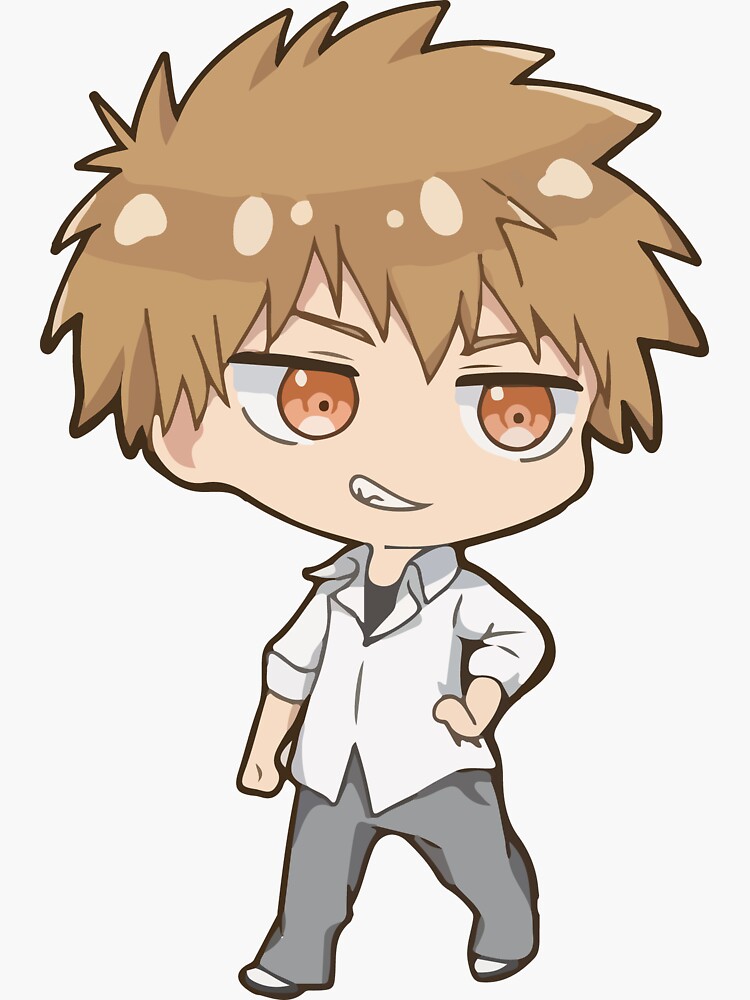 Sticker « Shikimori pas juste un anime mignon Chibi Shu Inuzuka », par ...