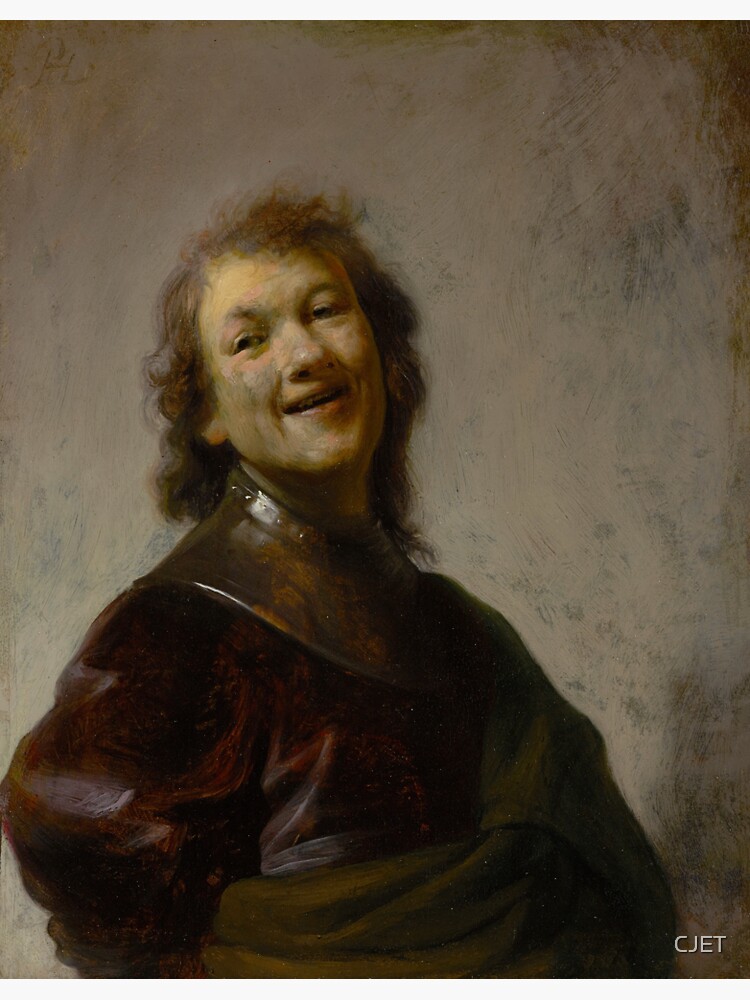 "Rembrandt Laughing | Rembrandt | 1628 Renassiance Old Masters Art ...