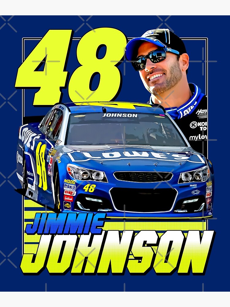 "Jimmie Johnson Nascar Legend number 48" Poster for Sale by heatshop ...