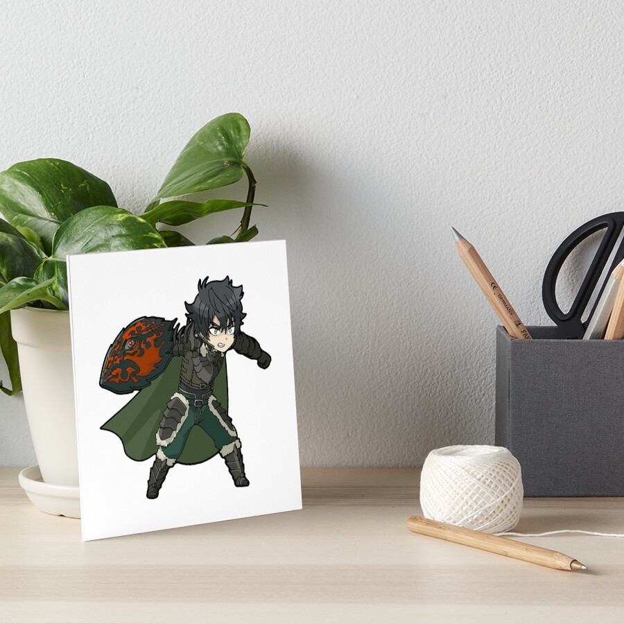 Impression rigide « Angry Naofumi La montée du héros du bouclier Tate ...