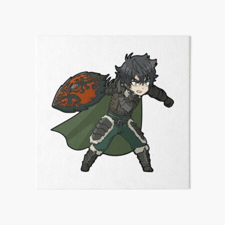 Impression rigide « Angry Naofumi La montée du héros du bouclier Tate ...