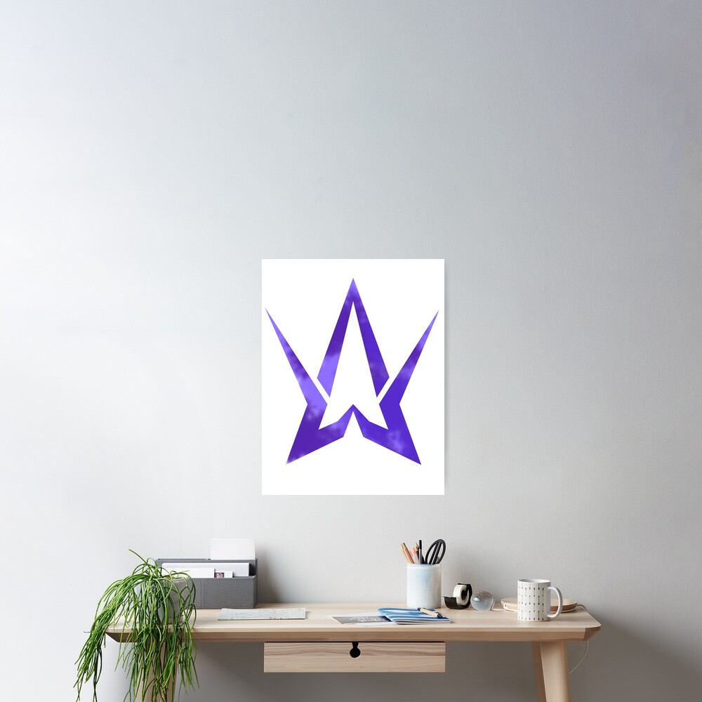 "Alan walker walkerverse logo" Poster for Sale by 3lphins3000 | Redbubble
