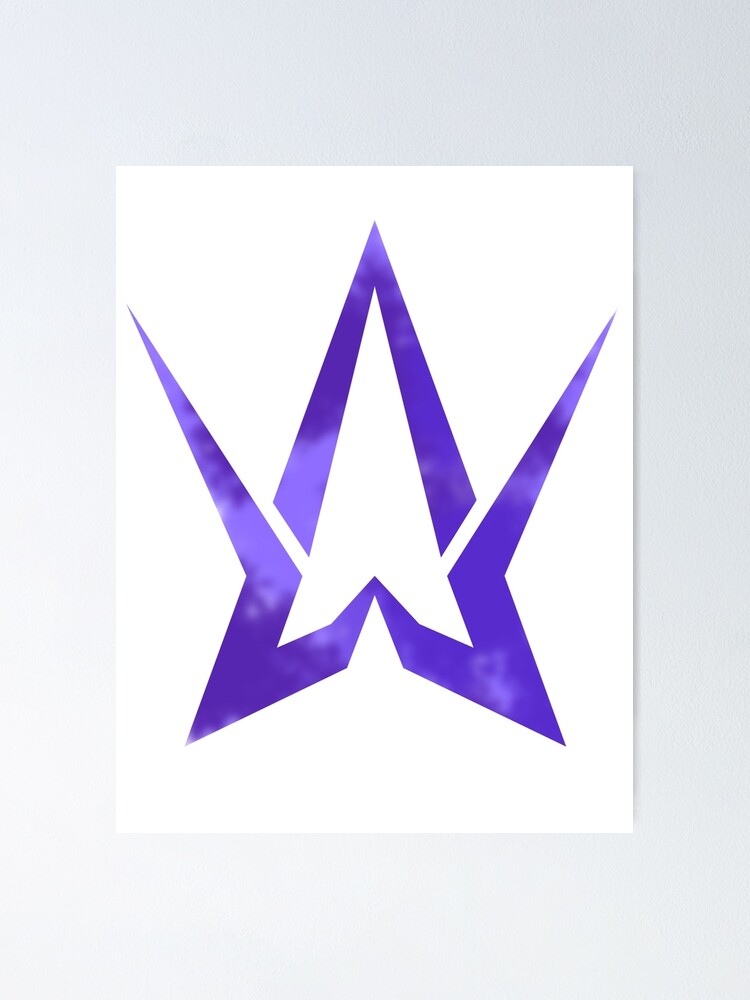 "Alan walker walkerverse logo" Poster for Sale by 3lphins3000 | Redbubble