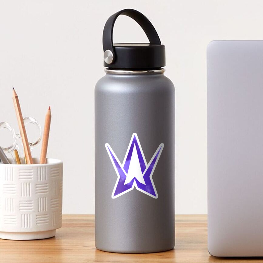 Pegatina «logotipo de alan walker walkerverse» de 3lphins3000 | Redbubble