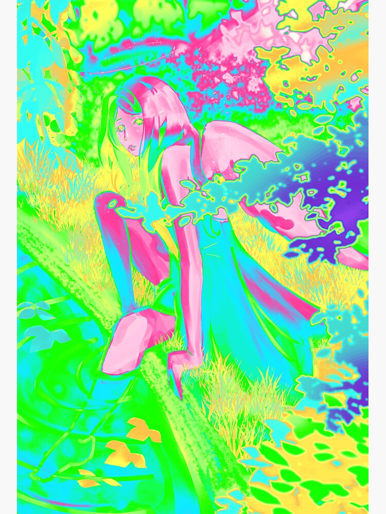 "Hyperpop Angel" Sticker for Sale by sheep-in-a-box | Redbubble