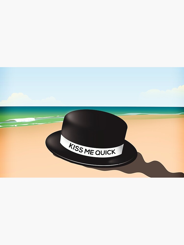 "Blackpool "kiss me quick" hat travel train poster" Coffee Mug by ...