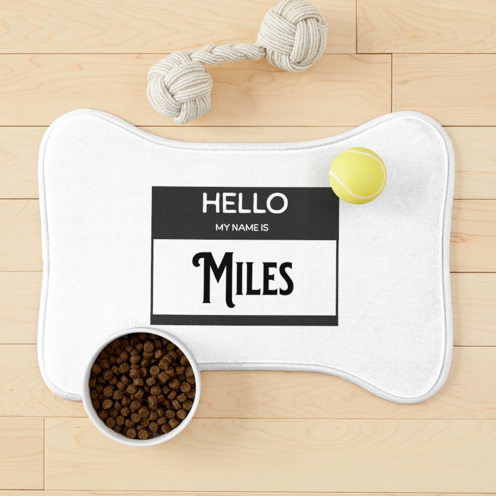 "Graffiti Hello My Name Is Miles" Sticker for Sale by Matte Man ⭐⭐⭐⭐⭐ ...