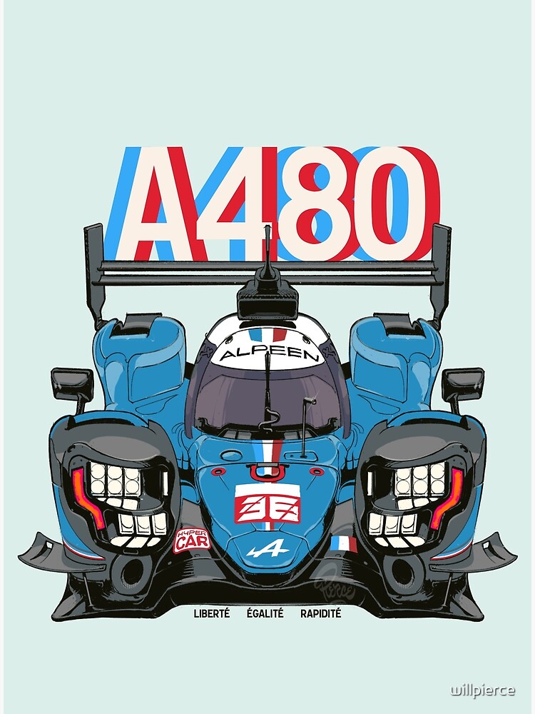 "Alpine A480 Hypercar " Poster for Sale by willpierce | Redbubble
