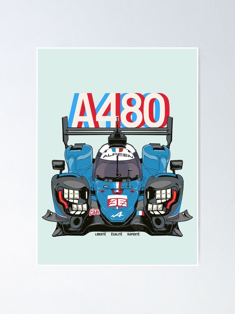 "Alpine A480 Hypercar " Poster for Sale by willpierce | Redbubble