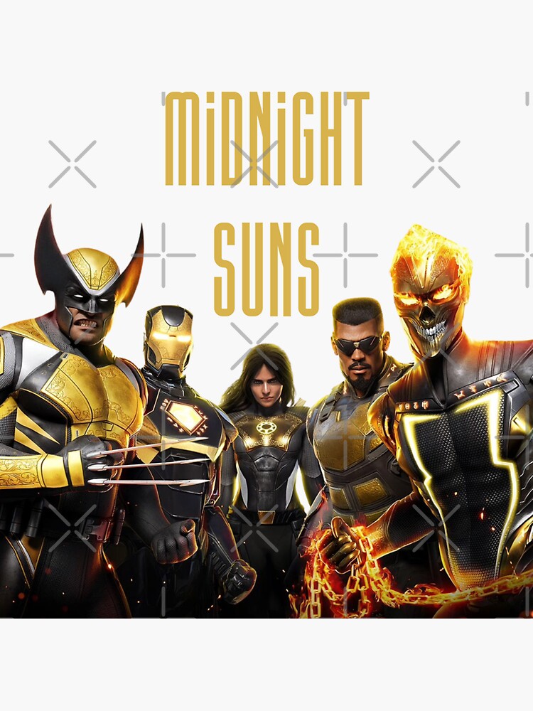 "midnight" suns' " Sticker for Sale by Dremi-dri | Redbubble