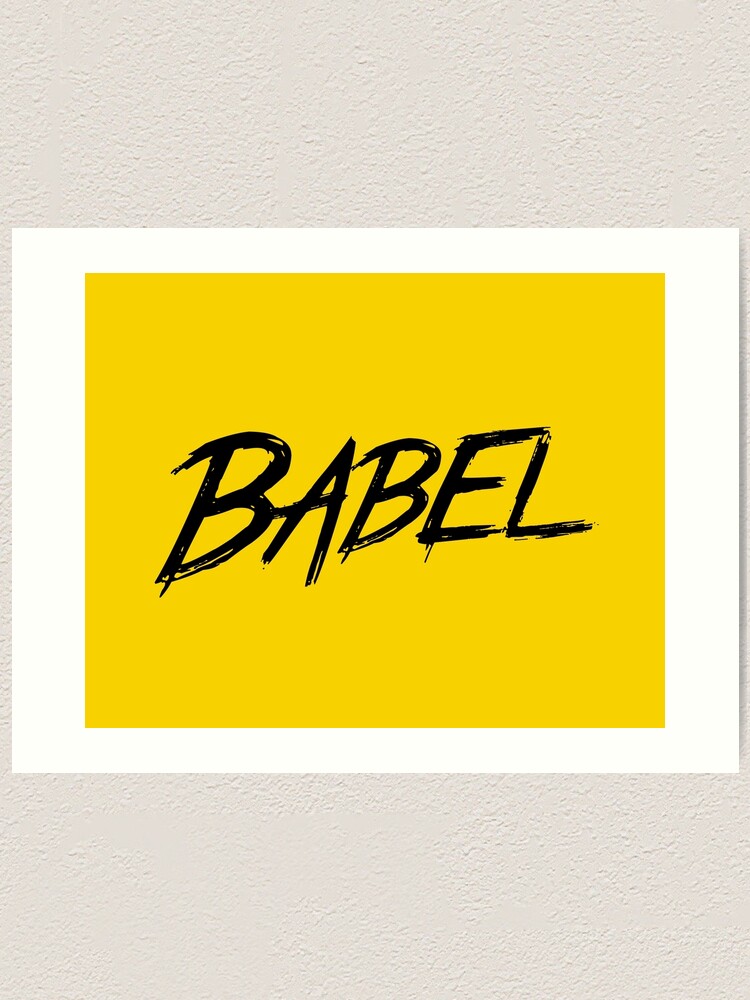 "Babel JS logo" Art Print for Sale by hipstuff | Redbubble