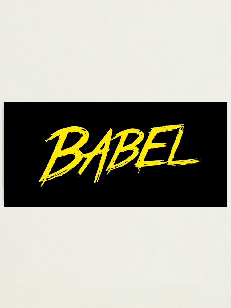 Lámina fotográfica «Logotipo de Babel JS» de hipstuff | Redbubble