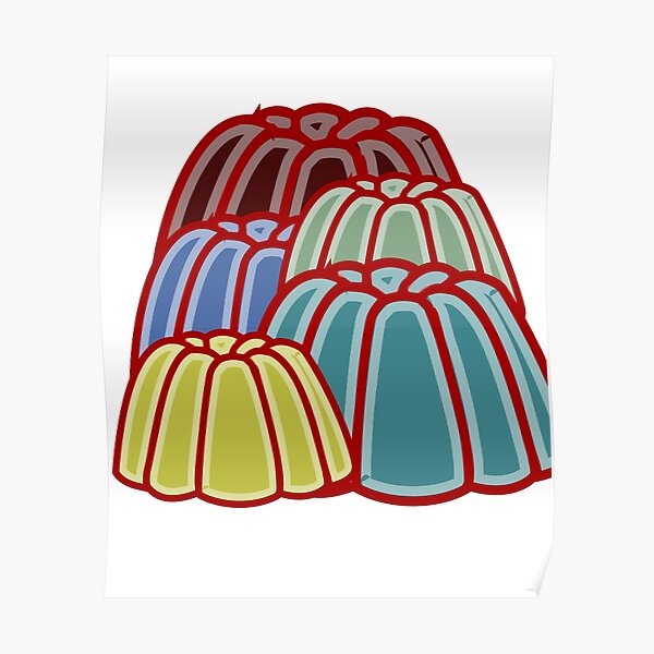 "Jelly art" Poster for Sale by Nihashop | Redbubble