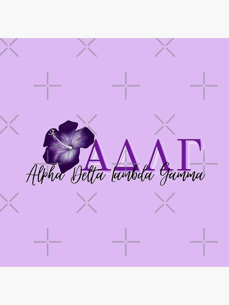"ADLG Lavender Logo" Poster for Sale by AlphaSloths | Redbubble
