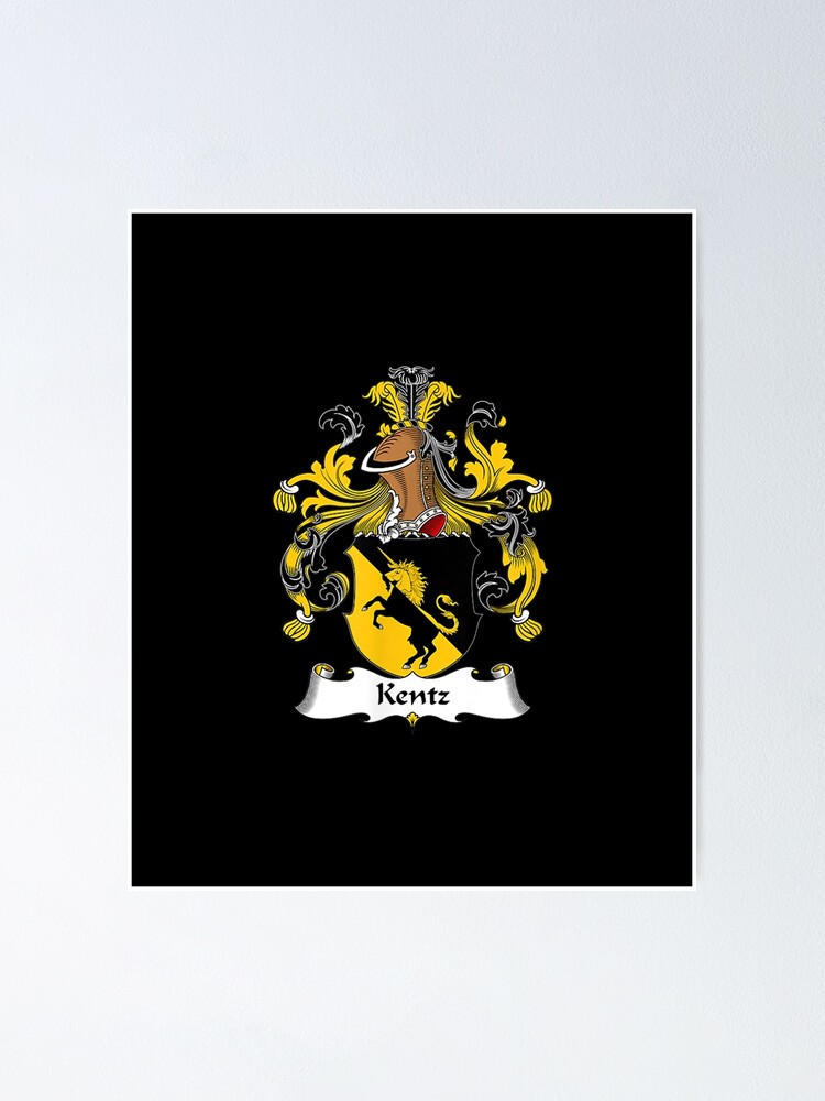 Póster «Escudo de armas de Kentz Escudo de la familia» de carylonros ...