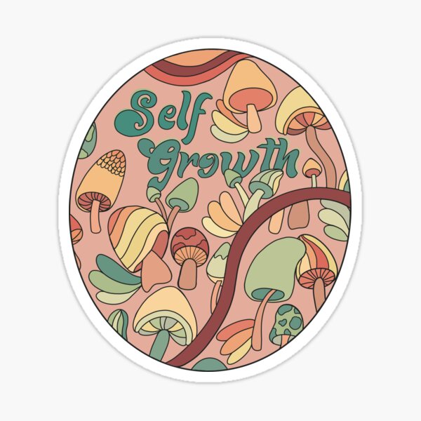 "Self Growth" Sticker for Sale by brookenich05 | Redbubble