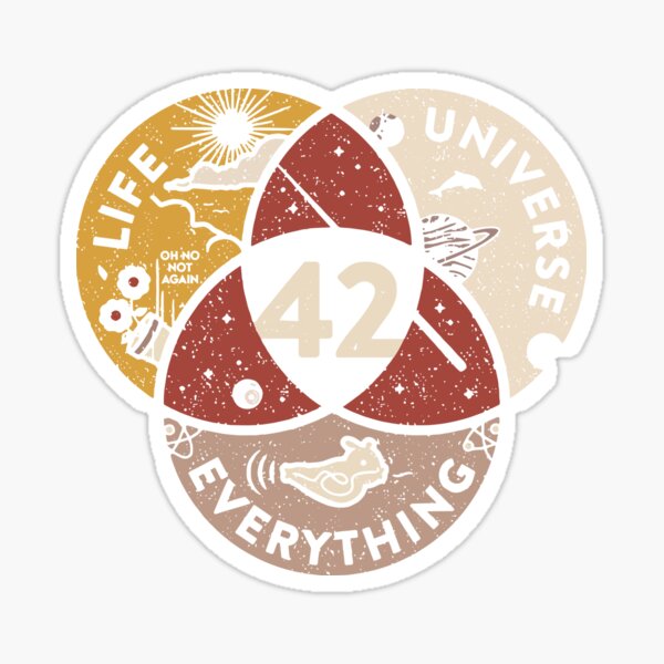 "42 The Answer To Life The Universe And Everything T shirt Hitchhikers ...