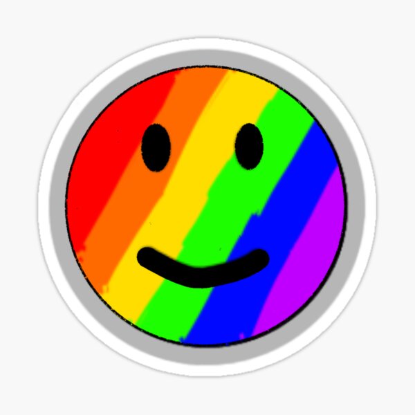 "Pride smiley face " Sticker for Sale by Aprilpinkranger | Redbubble