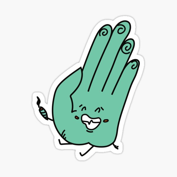 "High Five" Sticker for Sale by mbt201188 | Redbubble