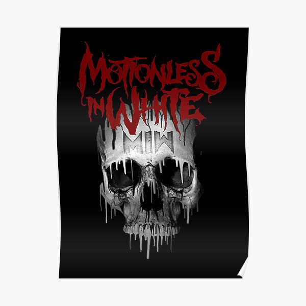 "Motionless in white logo" Poster for Sale by Louisa342 | Redbubble
