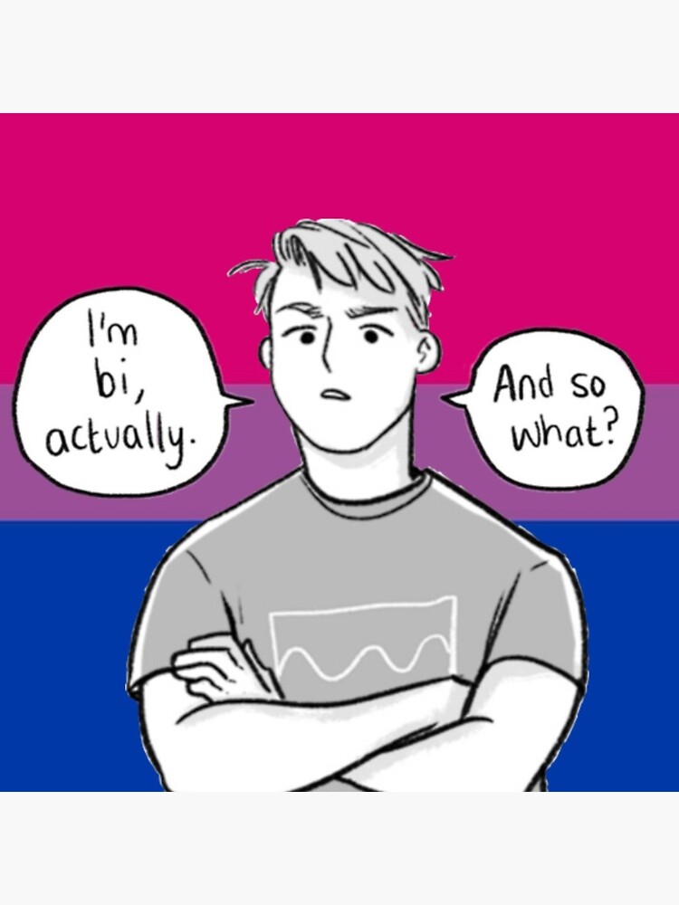 "Nick Nelson. Bisexual flag. Heartstopper" Sticker for Sale by JustAnotherBee | Redbubble