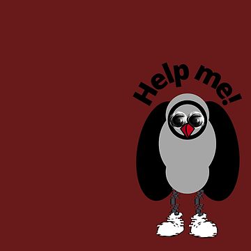 "Help me" Sticker for Sale by murielsfaith | Redbubble