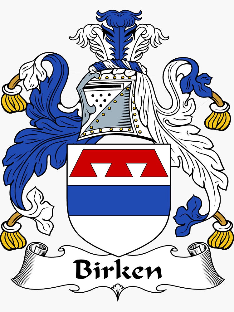 "Birken " Sticker for Sale by HaroldHeraldry | Redbubble