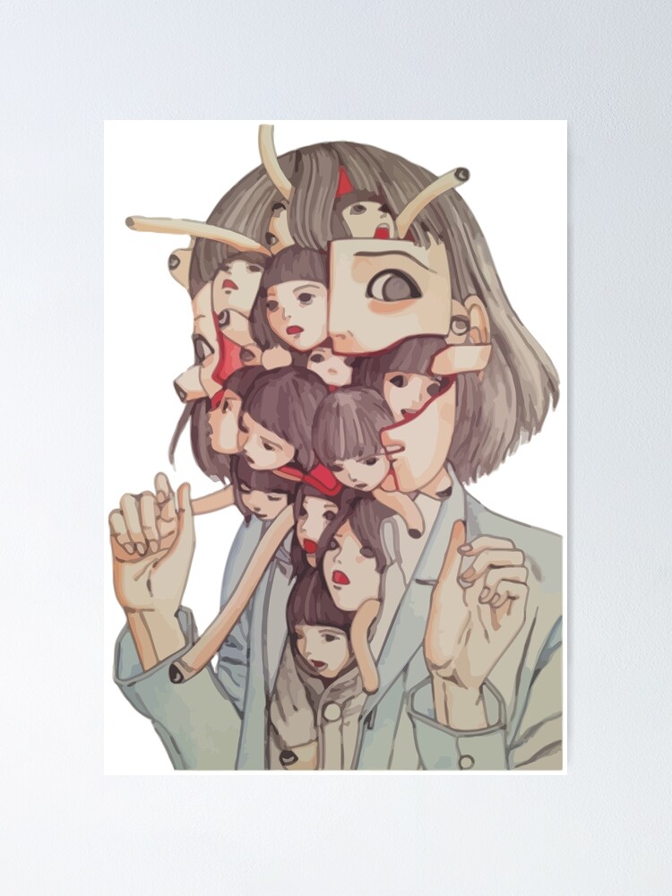 "Many Faces Come Out Of The Face" Poster for Sale by vanjogja | Redbubble