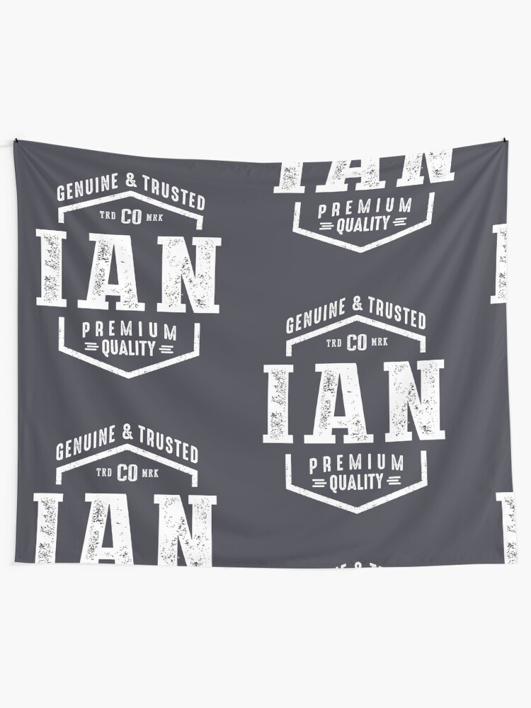 Tela decorativa «Ian Name» de cidolopez | Redbubble