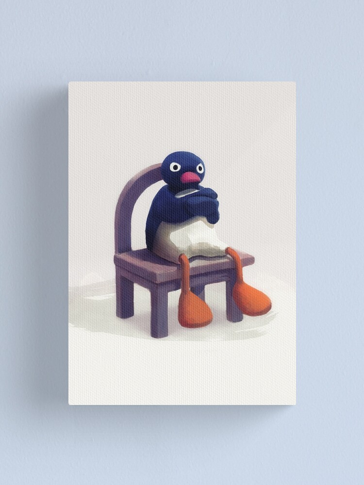 "Angry Pingu" Canvas Print for Sale by Mashz | Redbubble