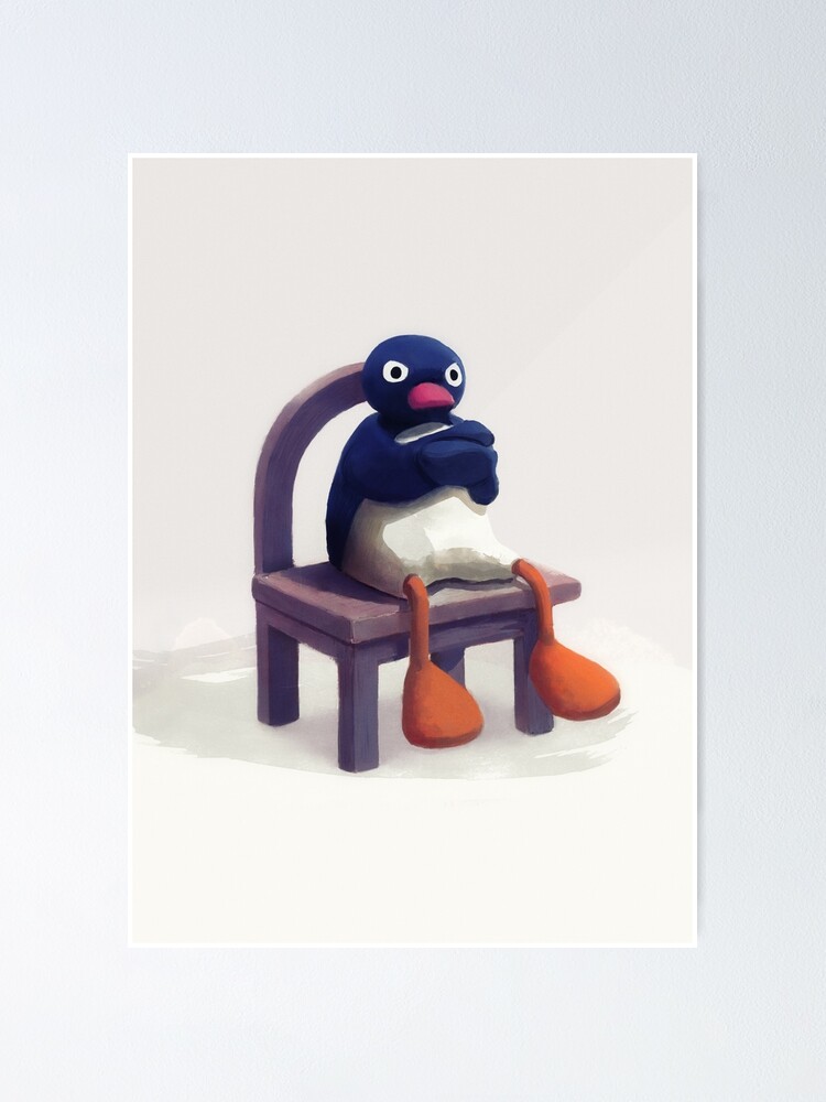 "Angry Pingu" Poster for Sale by Mashz | Redbubble