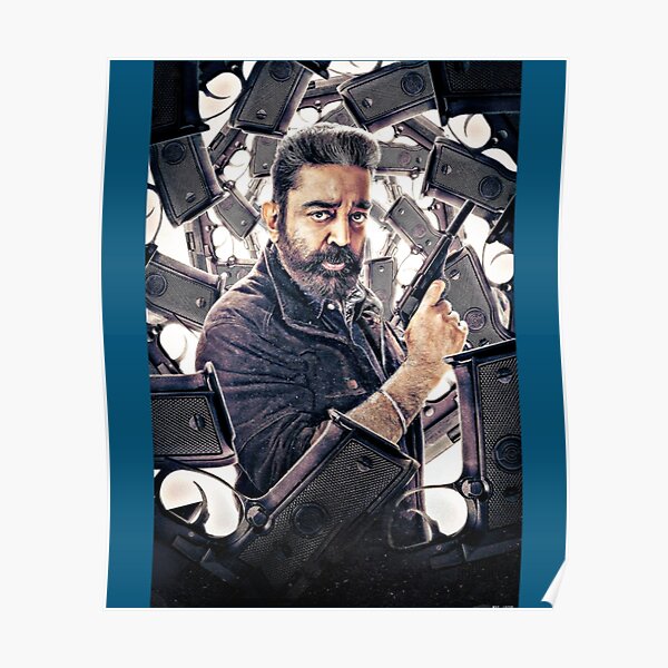 "kamal hassan vikram movie " Poster for Sale by PearlWilson9 | Redbubble