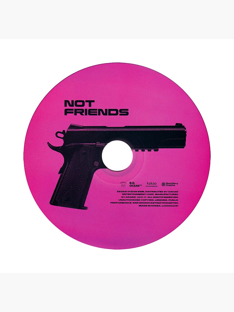"LOONA NOT FRIENDS HEEJIN CD" Poster for Sale by noxdrawing | Redbubble