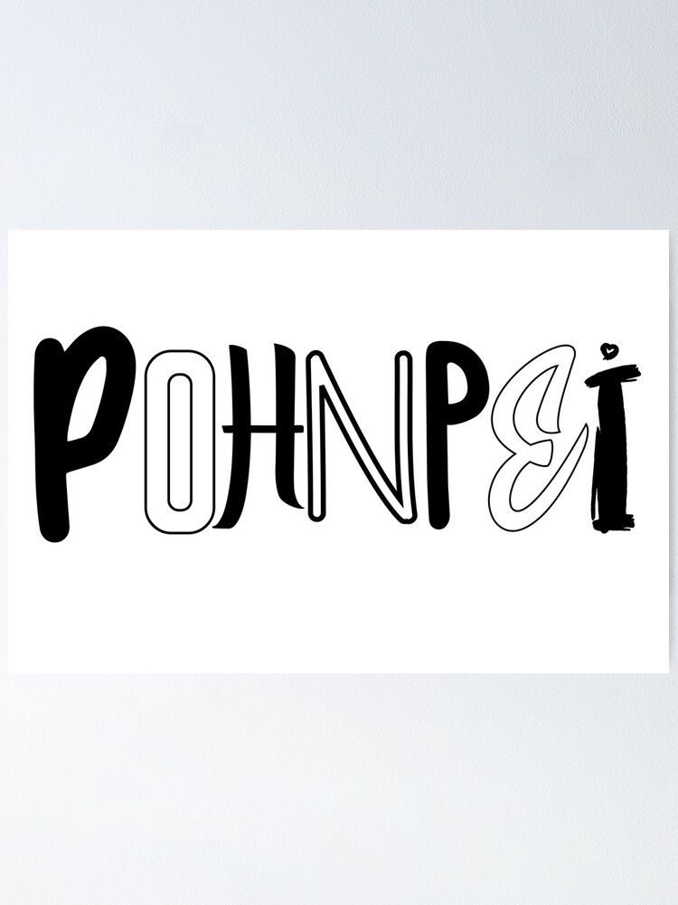 "Pohnpei" Poster for Sale by PolyMicroMela | Redbubble