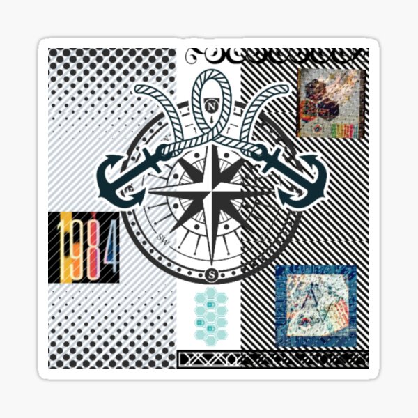 "Technical art " Sticker for Sale by SoWavyByrd1 | Redbubble