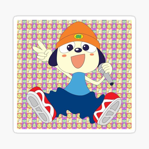 "Parappa The Rapper Sticker" Sticker for Sale by RiverOfRuins | Redbubble