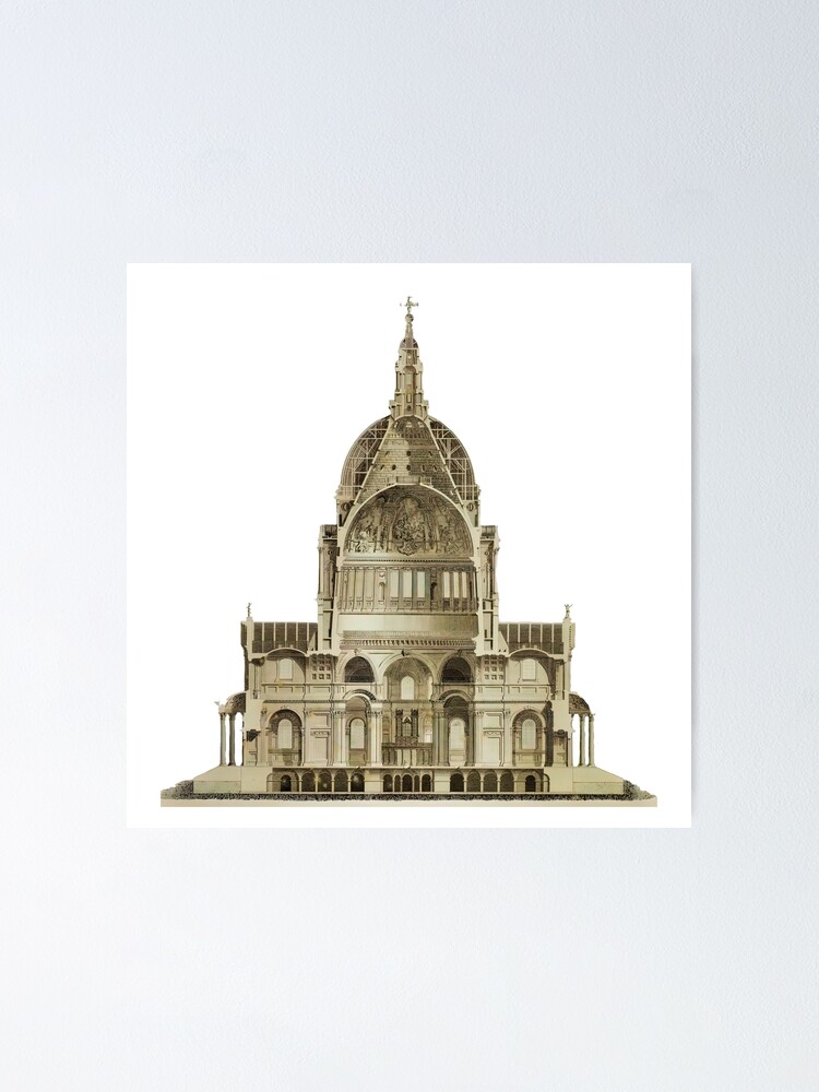 "St. Paul's Cathedral " Poster for Sale by ToyoYukimura | Redbubble