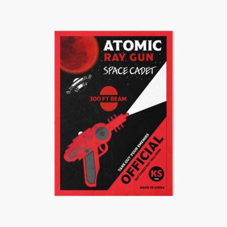 "Vintage Space Ray Guns - Classic Space Guns - Retro Vintage Toys" Art ...