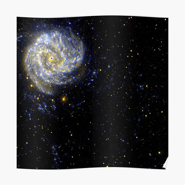 "Southern Pinwheel Galaxy M83 by Ancient Teknologi" Poster for Sale by ...