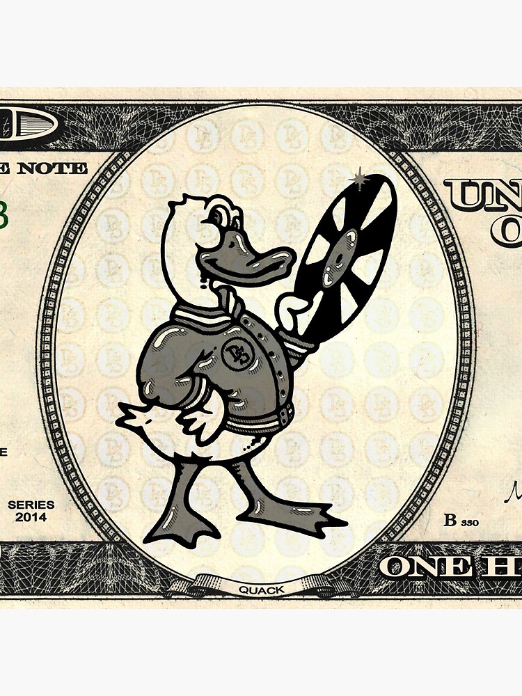 "Money Duck" Sticker for Sale by kirlinca | Redbubble