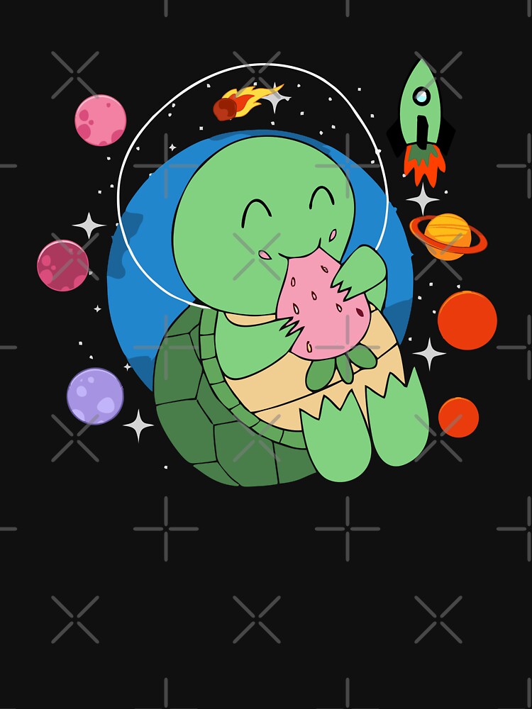 "Space turtle - Cartoon" T-shirt by Dribesti | Redbubble | space t ...