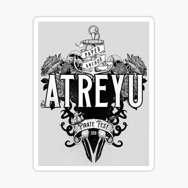 "atreyu fan art" Sticker for Sale by misdisurtanto | Redbubble