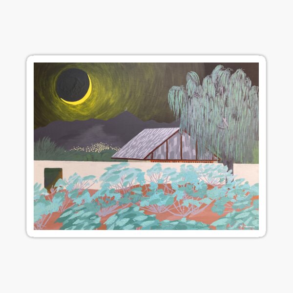 "The Outhouse" Sticker for Sale by KWannemaArt | Redbubble