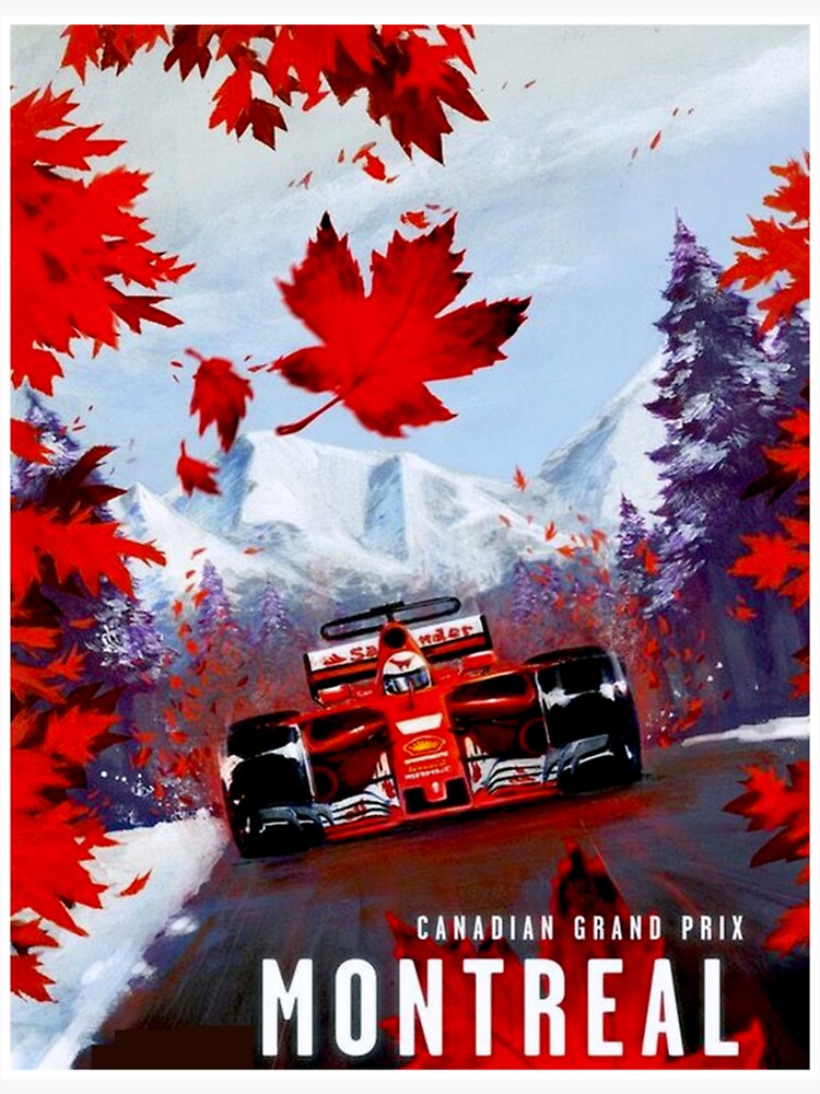 "CANADIAN GRAND PRIX Vintage Montreal Auto Racing Advertising Print ...