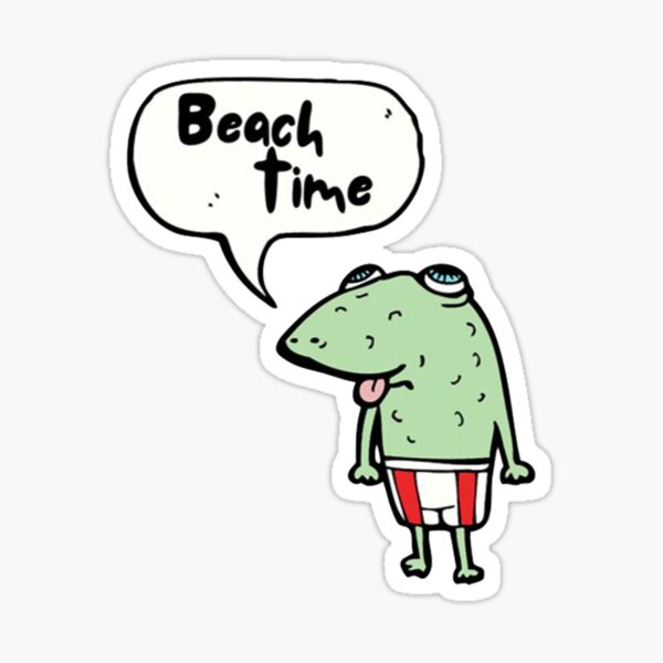 "Kodok Arep Piknik" Sticker for Sale by buckridgetimm | Redbubble