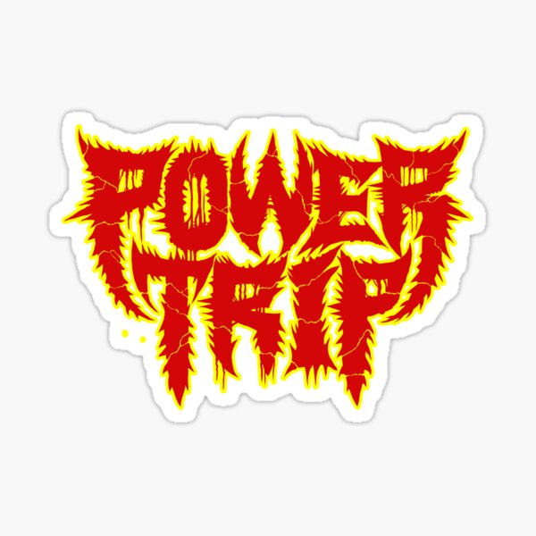 "power logo" Sticker for Sale by MyrticeNoel | Redbubble