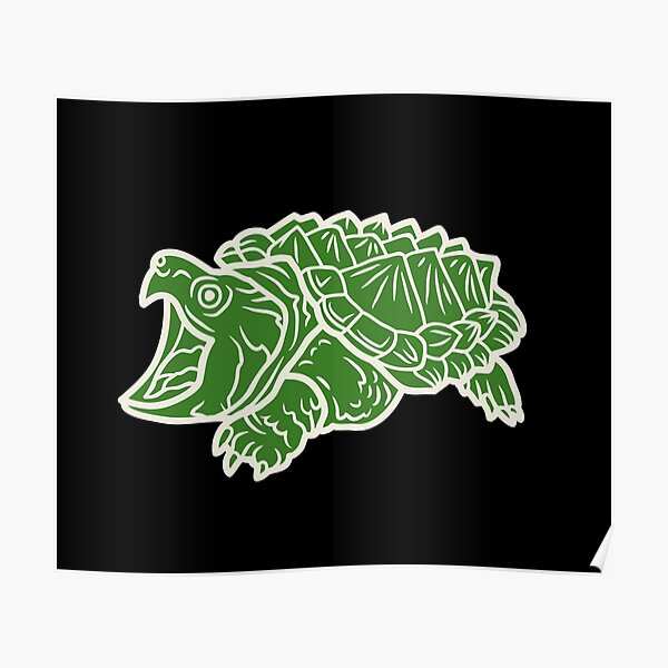 "Green Alligator Snapping Turtle - For Snapping Turtle Lovers ...