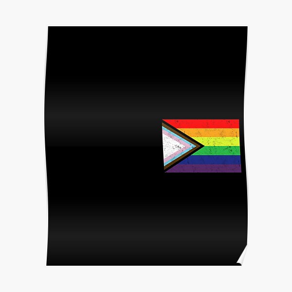 "Proud Ally | Pride Month LGBTQ Black Pride Flag design" Poster for ...